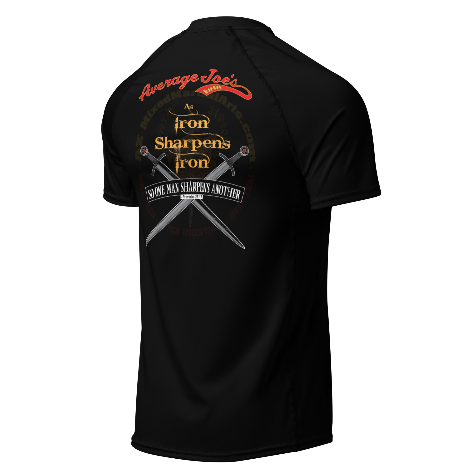Iron Sharpens Iron rash guard – Average Joes MMA, Prescott Arizona